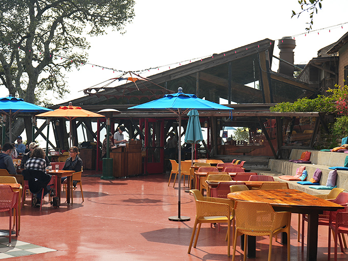 Nepenthe's outdoor terrace offers dining with a view that makes every meal feel like a special occasion.