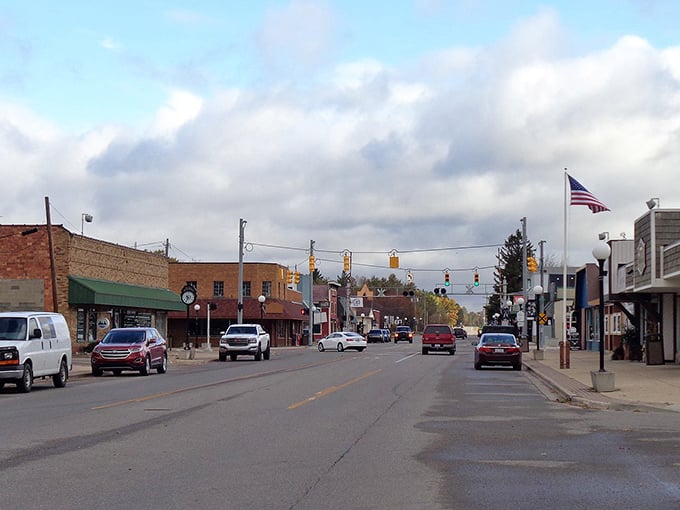 Roscommon's main street embodies the art of taking your time, where rushing is considered poor manners and bad judgment.