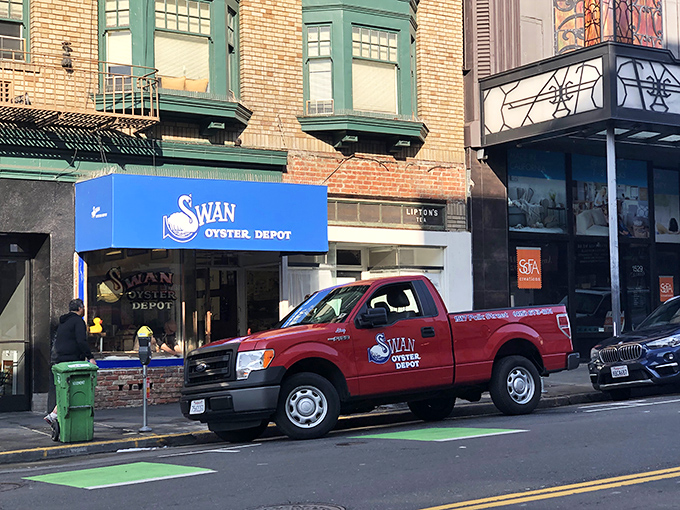 San Francisco's tiniest seafood temple where counter seating and century-old traditions create unforgettable oyster experiences.