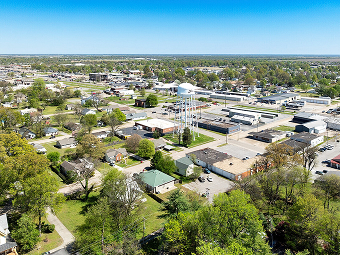 From above, Sikeston looks exactly like what it is: a town that got the recipe right.