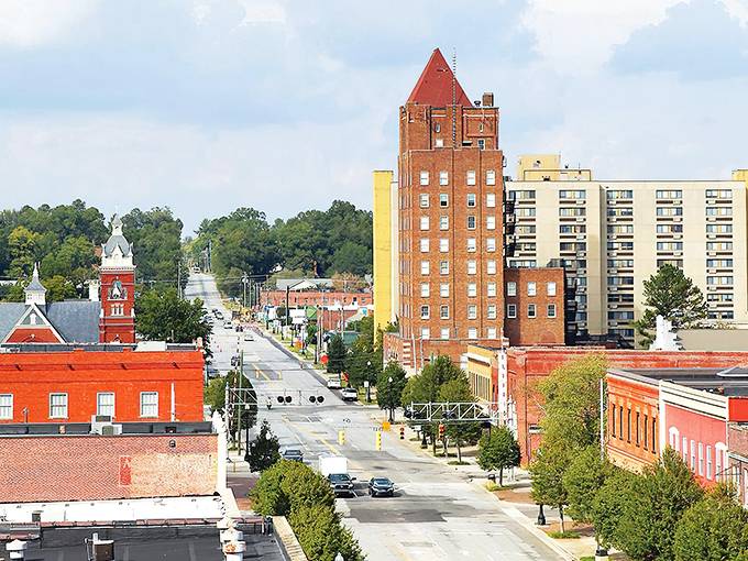 From above, Kinston looks like the retirement dream nobody's discovered yet &ndash; plenty of green, minimal traffic.