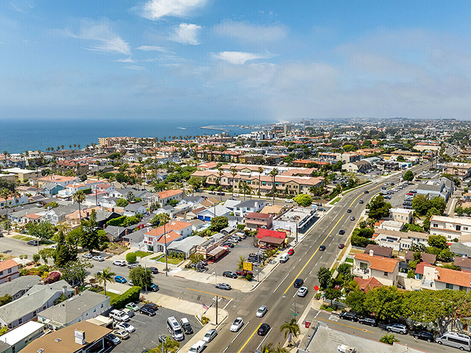 From above, Redondo reveals its perfect layout&mdash;a community that understood oceanfront real estate is worth every penny.