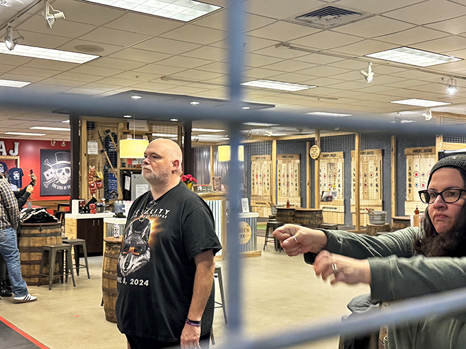 Competitive axe throwing provides the perfect counterbalance to shopping&mdash;one activity builds your collection, while the other channels your inner lumberjack with surprising satisfaction.