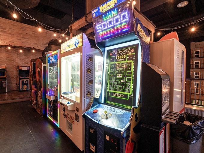 The arcade area proves Pasghetti's understands that sometimes you need to work up an appetite for that second helping of lasagna. Games that appeal to kids and nostalgic adults alike.