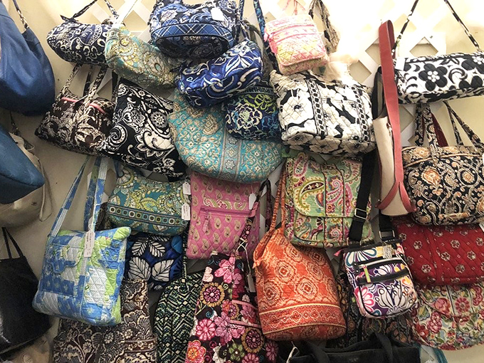 A rainbow explosion of vintage Vera Bradley bags&mdash;proving that our mothers were right when they said, "Don't throw that away, it'll come back in style!"