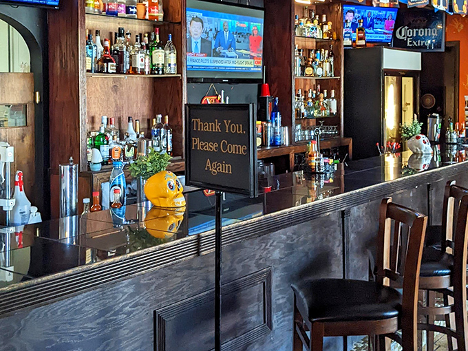 A bar that says "siesta can wait" &ndash; where tequila bottles stand like soldiers ready to transform your Tuesday into a celebration.