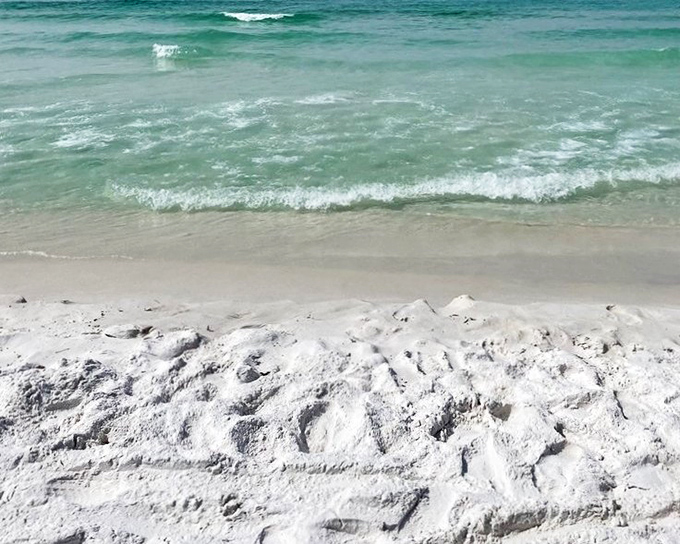 Where dreams are made: The gentle rhythm of turquoise waves meeting pristine shores creates the soundtrack of perfect vacation memories.