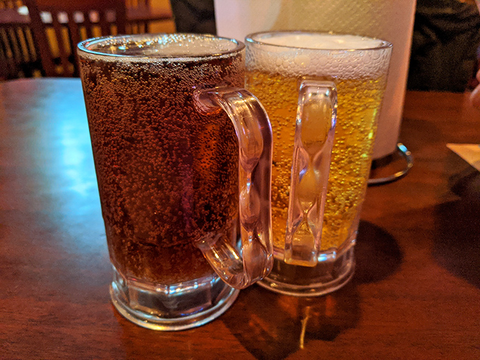 Cold beverages in frosty mugs&mdash;because fighting fire (smoked meats) with fire (more heat) makes no sense. These sweating glasses are BBQ's perfect companions.