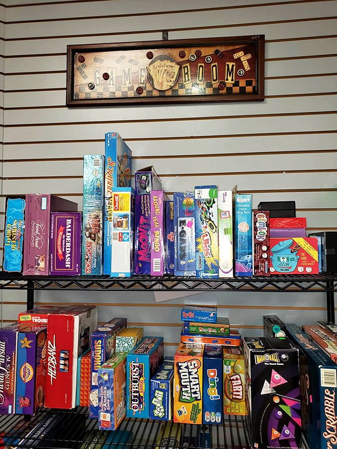 Board game enthusiasts will discover forgotten favorites and modern classics, perfect for family game nights where memories are made without breaking the bank.