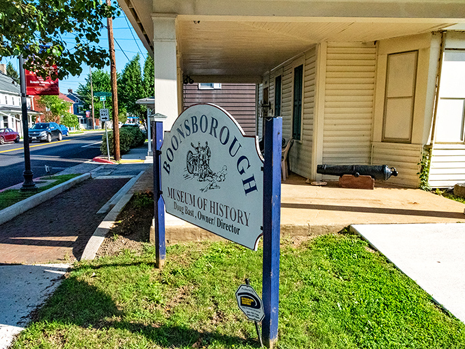 The Boonsborough Museum of History sits unassumingly along the sidewalk, housing treasures that tell the town's centuries-old story.