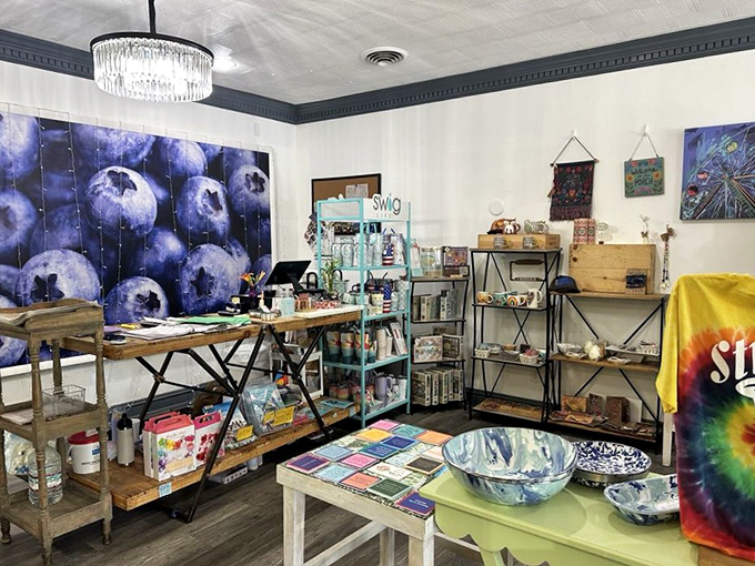 The boutique corner adds local charm, proving this caf&eacute; cares about community beyond just breakfast.