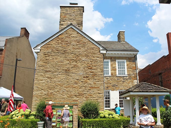 Bradford's historic buildings often feature lovingly maintained gardens, where history and horticulture create perfect small-town vignettes.