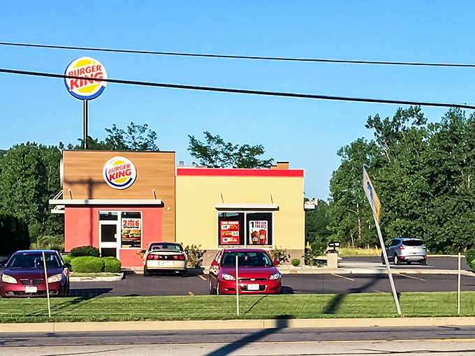 This Burger King stands as proof that Napoleon embraces both local treasures and familiar comforts—because sometimes you just need a Whopper after exploring all day.