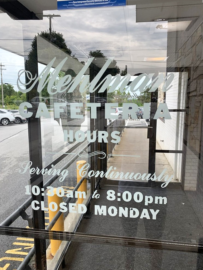"Serving Continuously" might be the most beautiful phrase in the English language. These hours on the door are a promise of consistent comfort.