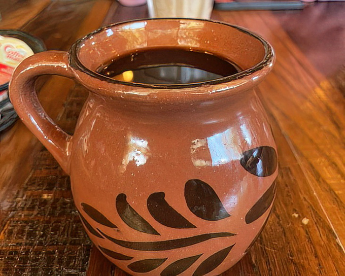 This isn't just coffee&mdash;it's liquid comfort in a traditional clay mug. The kind of brew that makes morning people out of night owls.