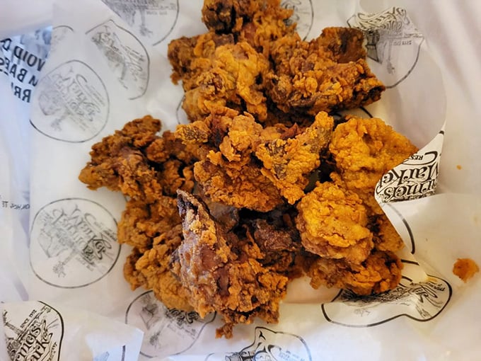 Chicken gizzards done right – proof that humble ingredients become extraordinary in the right hands.