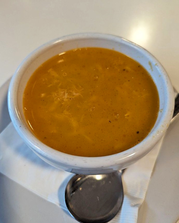 Chicken soup that tastes like someone's grandmother is in the kitchen, secretly adding that magical ingredient called "knowing exactly what you need."