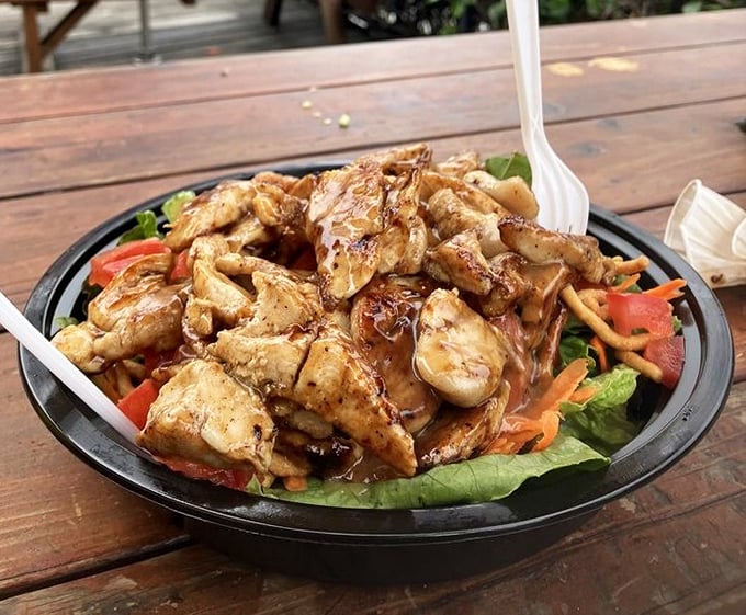 Even the salads mean business at Carney's. This isn't some sad afterthought for the diet-conscious&mdash;it's a legitimate flavor contender worthy of the yellow train car.