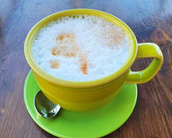 This sunshine-yellow mug doesn't just contain coffee&mdash;it holds liquid optimism with a sprinkle of cinnamon that says, "Today is going to be extraordinary."
