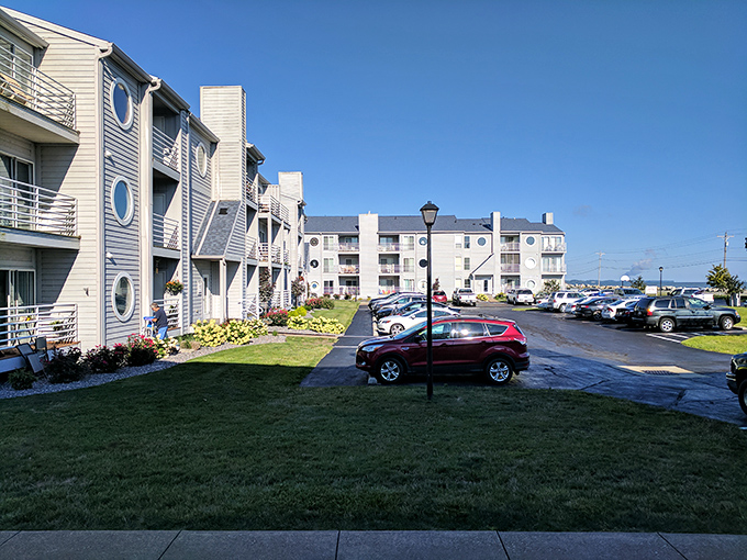 These nautical-themed condos don't just offer a place to stay – they offer membership in Port Clinton's unofficial "life's too short for traffic" club.