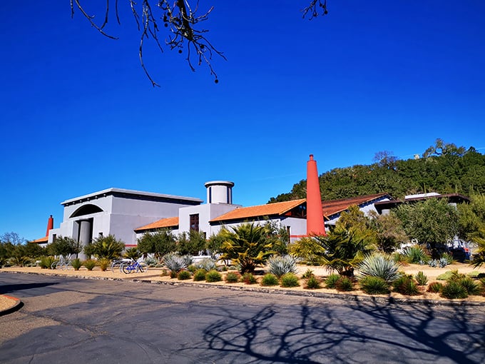 Clos Pegase stands like a modernist mirage among the vines. Its striking architecture is as bold and memorable as the wines crafted within.