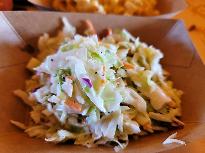 Coleslaw that doesn't just play second fiddle&mdash;it's the refreshing counterpoint that cuts through rich BBQ like a crisp, creamy hero.