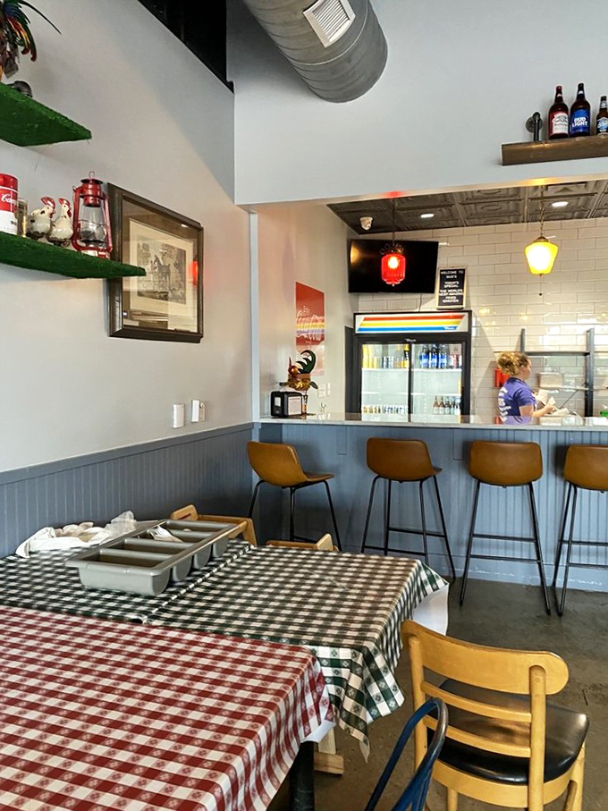 The bar seating &ndash; perfect for solo diners who don't want to share. Some pleasures are best enjoyed in contemplative solitude.