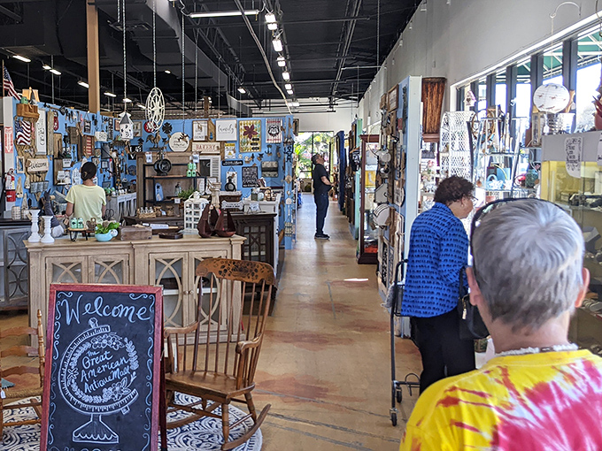 Treasure hunters in their natural habitat. The thrill of the find brings people together in this climate-controlled archaeological dig.