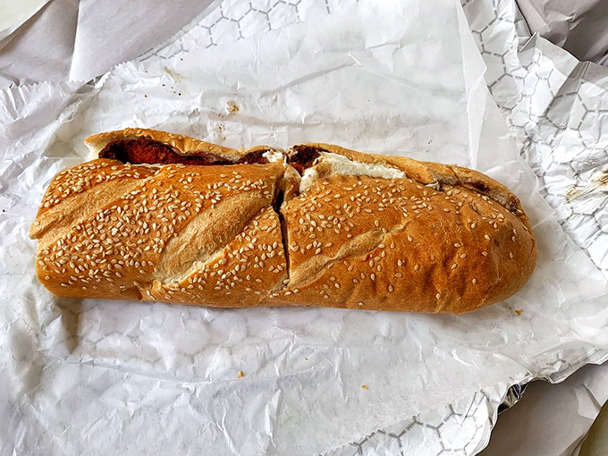 The seeded roll cradles its precious cargo like the sandwich royalty it is&mdash;simple, perfect, and utterly Philadelphia.