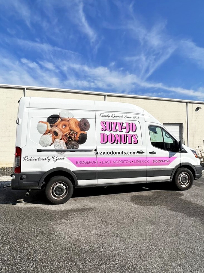 Ridiculously Good isn't just a slogan; it's a promise delivered daily. This donut-mobile probably causes more neck-turning than sports cars on the highway.