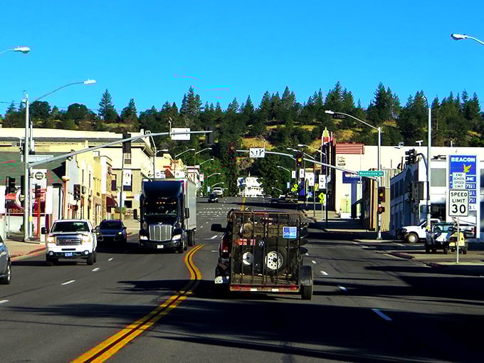 Downtown Susanville's main drag reveals the rhythm of small-town life, where rush minute replaces rush hour and everyone knows the UPS driver's name.