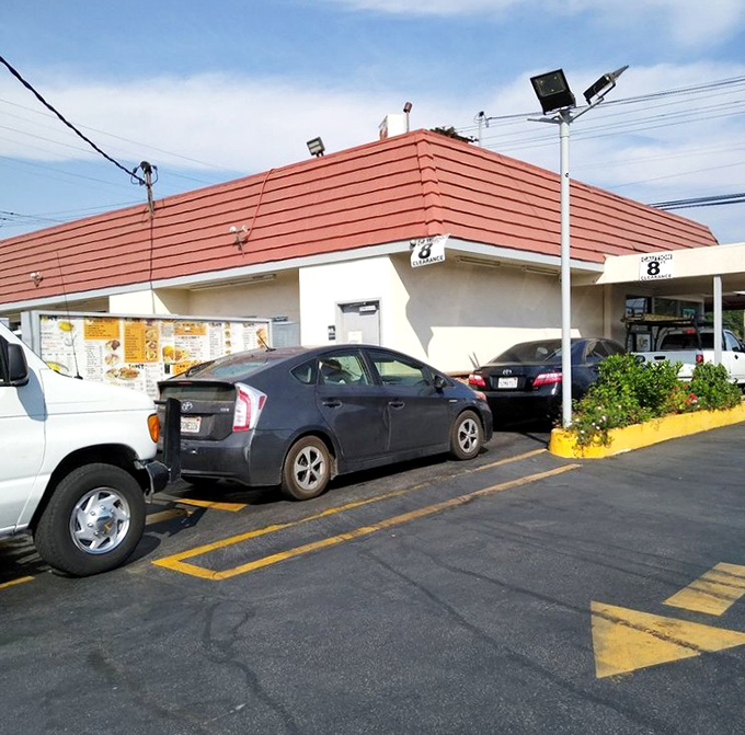 For those mornings when even leaving your car feels like too much effort, Tom's drive-thru window delivers breakfast salvation straight to your vehicle.