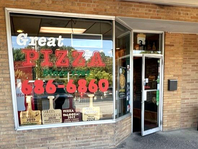 The entrance to flavor town&mdash;15-minute parking is just enough time to pick up dinner but not nearly enough to decide what to order.