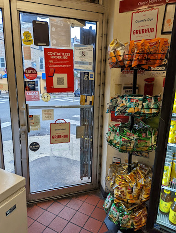 The entrance tells the modern story&mdash;contactless ordering meets old-school deli. Even in changing times, the commitment to flavor remains constant.