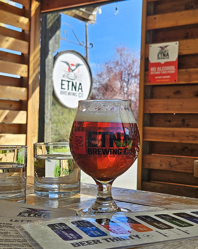At Etna Brewing Company, craft beer gets the spotlight treatment &ndash; where every sip comes with a side of local pride.