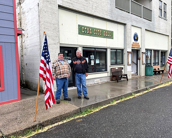 Small-town governance at its most accessible. When City Hall looks like this, you know bureaucracy takes a backseat to community.