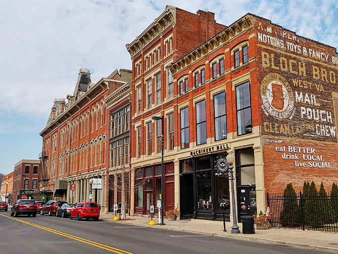 Downtown Chillicothe's architectural beauty frames The Pour House perfectly. These historic buildings have found new life as culinary destinations.