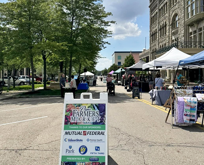 The Piqua Farmers Market transforms downtown into a community gathering spot where fresh produce meets fresh gossip.