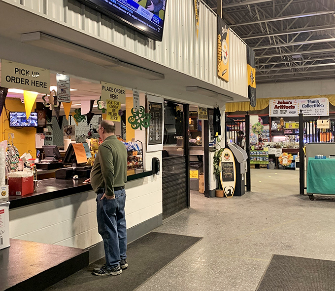 The market's beating heart&mdash;its food stall&mdash;where treasure hunters refuel with classic Pennsylvania comfort food before diving back into the bargain wilderness.