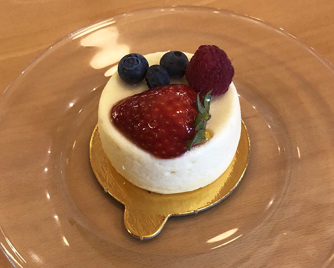 This isn't just cheesecake &ndash; it's a blank canvas where berries perform their delicious ballet of sweet and tart perfection.