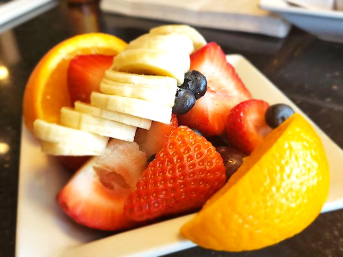 This isn't just a fruit cup &ndash; it's nature's candy arranged with the kind of care usually reserved for diamond displays at Tiffany's..