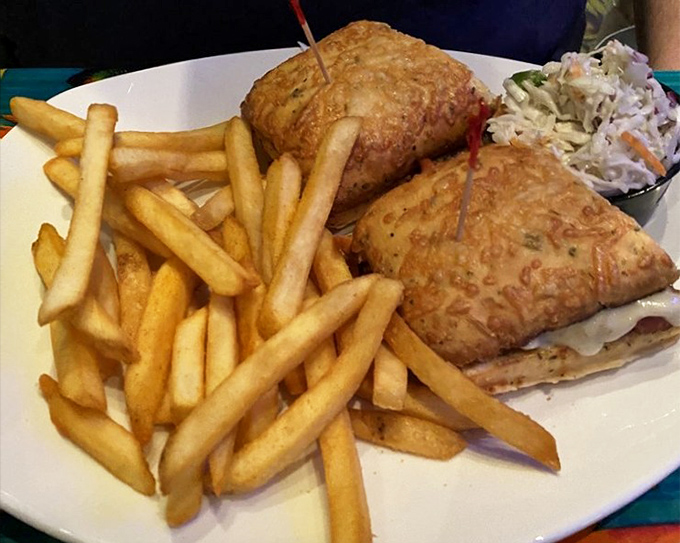 This sandwich isn't just lunch&mdash;it's architecture. A towering achievement of bread engineering that requires both hands and a strategy.