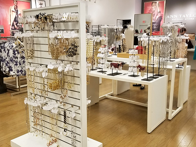 Jewelry displays that sparkle almost as brightly as the deals, offering bling that won't require a second mortgage to take home.