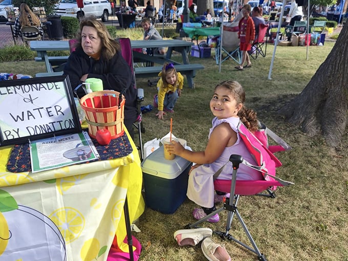 The Lisbon Farmers Market proves community happens over lemonade and local produce. Where a child's smile is worth more than any credit card transaction.