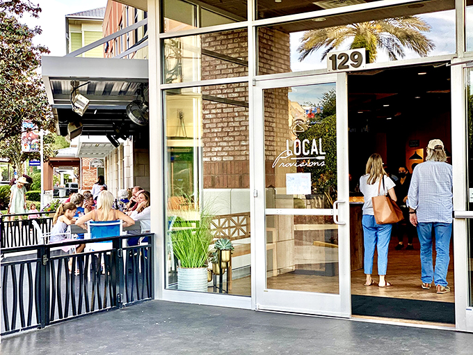 Local Provisions offers that perfect blend of "trendy enough for your visiting kids" and "comfortable enough that you don't need urban dictionary to order."