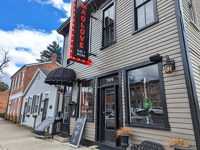 Mad Love's vintage sign promises good times in an unassuming package. In Madison, the best restaurants often hide in plain sight, waiting for hungry explorers.