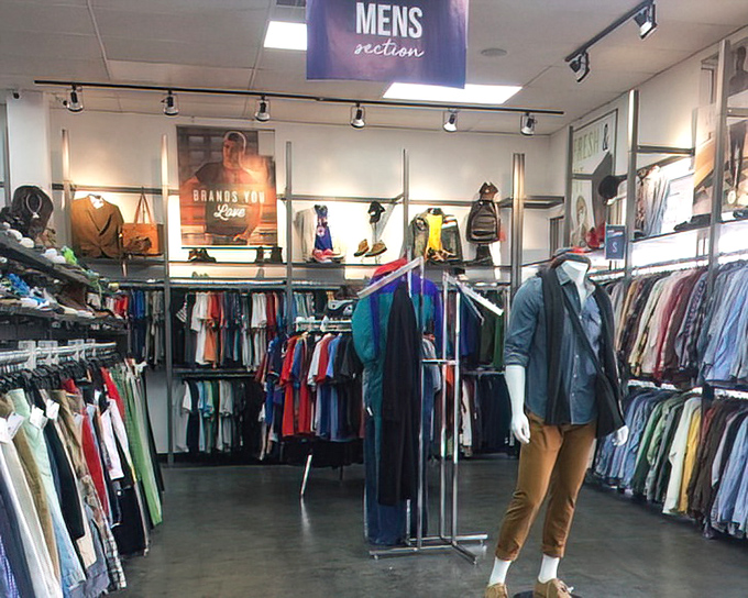 The men's section proves that secondhand style isn't just for the ladies&mdash;gents can score major fashion wins without major wallet losses.
