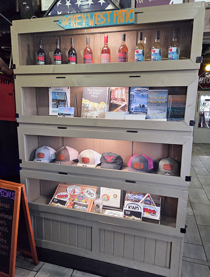 When the food is this memorable, you'll want a souvenir—from hats to bottles, Mike's merchandise lets you take the magic home.