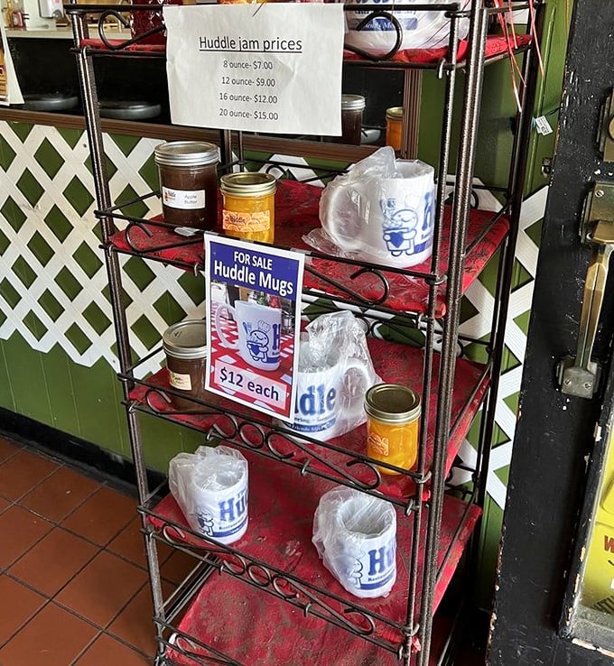 Homemade jams and branded mugs: the souvenirs that let you take a little piece of The Huddle home, calories not included.