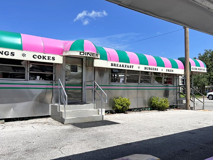 From this angle, Angel's Dining Car looks exactly like what it is&mdash;a slice of Americana that's weathered trends, storms, and changing times.